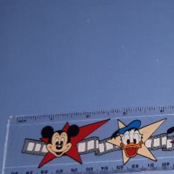 Disney | Other | Disney Ruler W Mickey Mouse Minnie Donald Duck Daffy ...